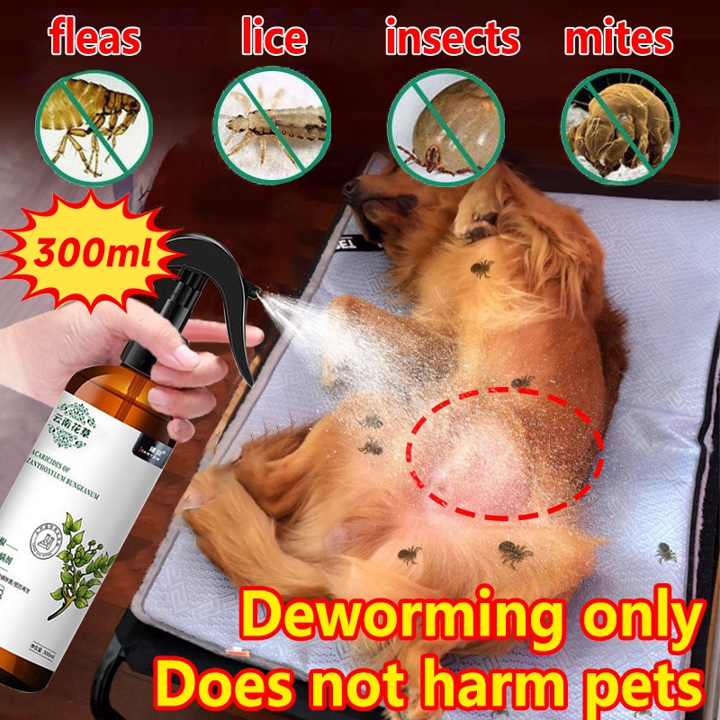Pet Anti Tick Spray 300ML Tick And Flea Spray For Dogs & Cats Anti ...