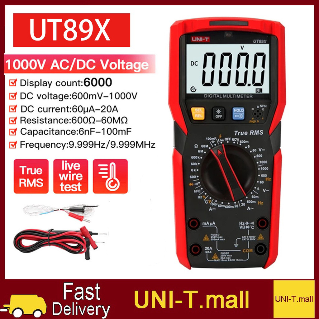 UNI-T UT89X Digital tester Multimeter multi tester High Accuracy ...