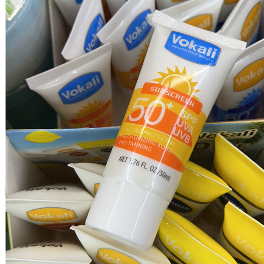 VOKALI SUNSCREEN CREAM SPF50 PA++ AUV UAB 50ML | Shopee Philippines