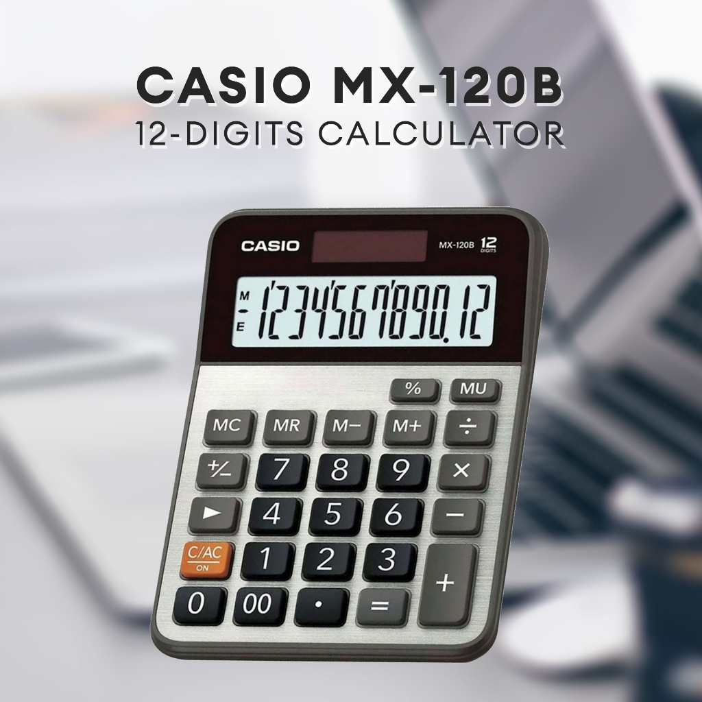 Calculator (MX120B) - 12 Digits Practical Calculator Mini Desk Type ...