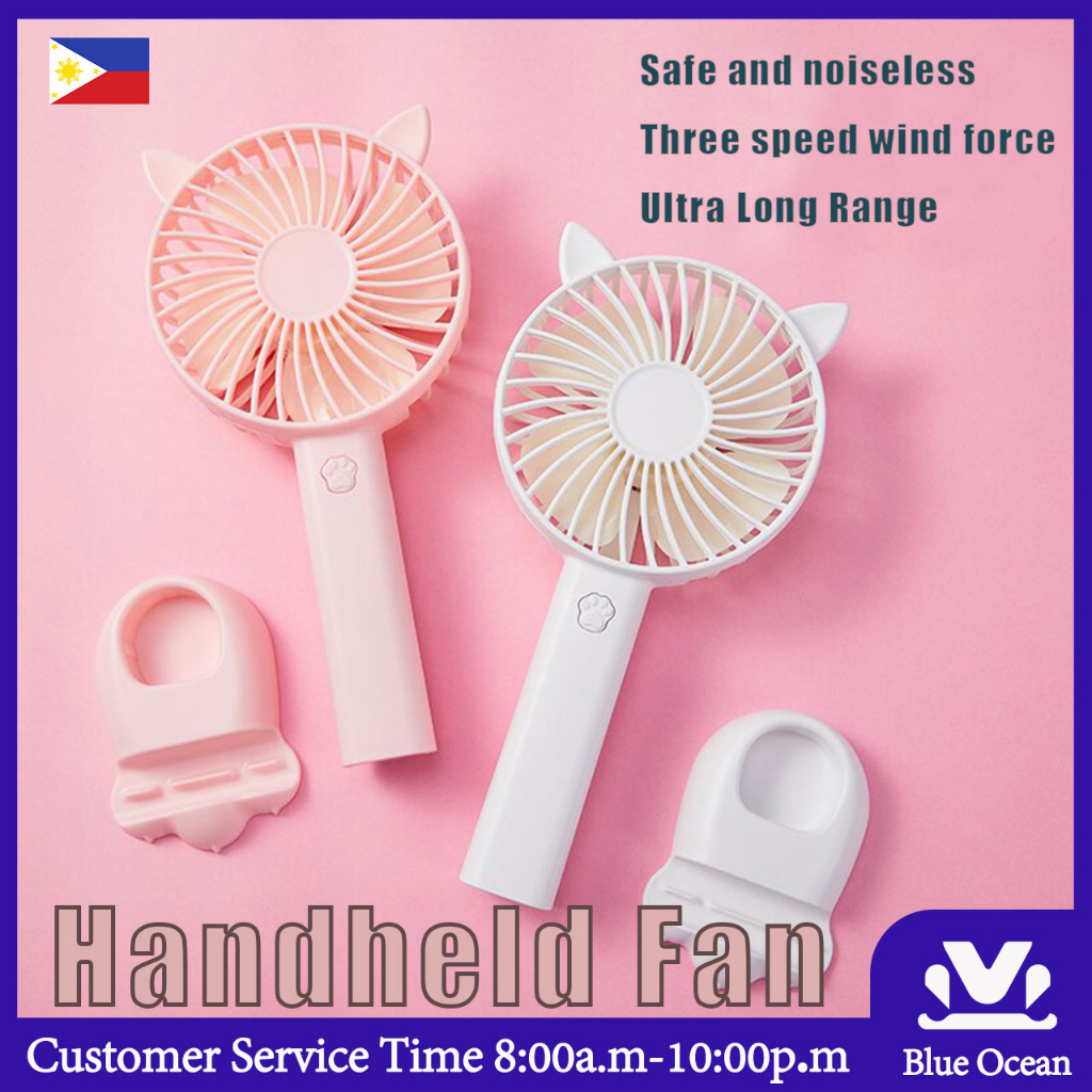 【Handheld Fan】Wireless rechargeable fan/Portable hand-held fan super ...