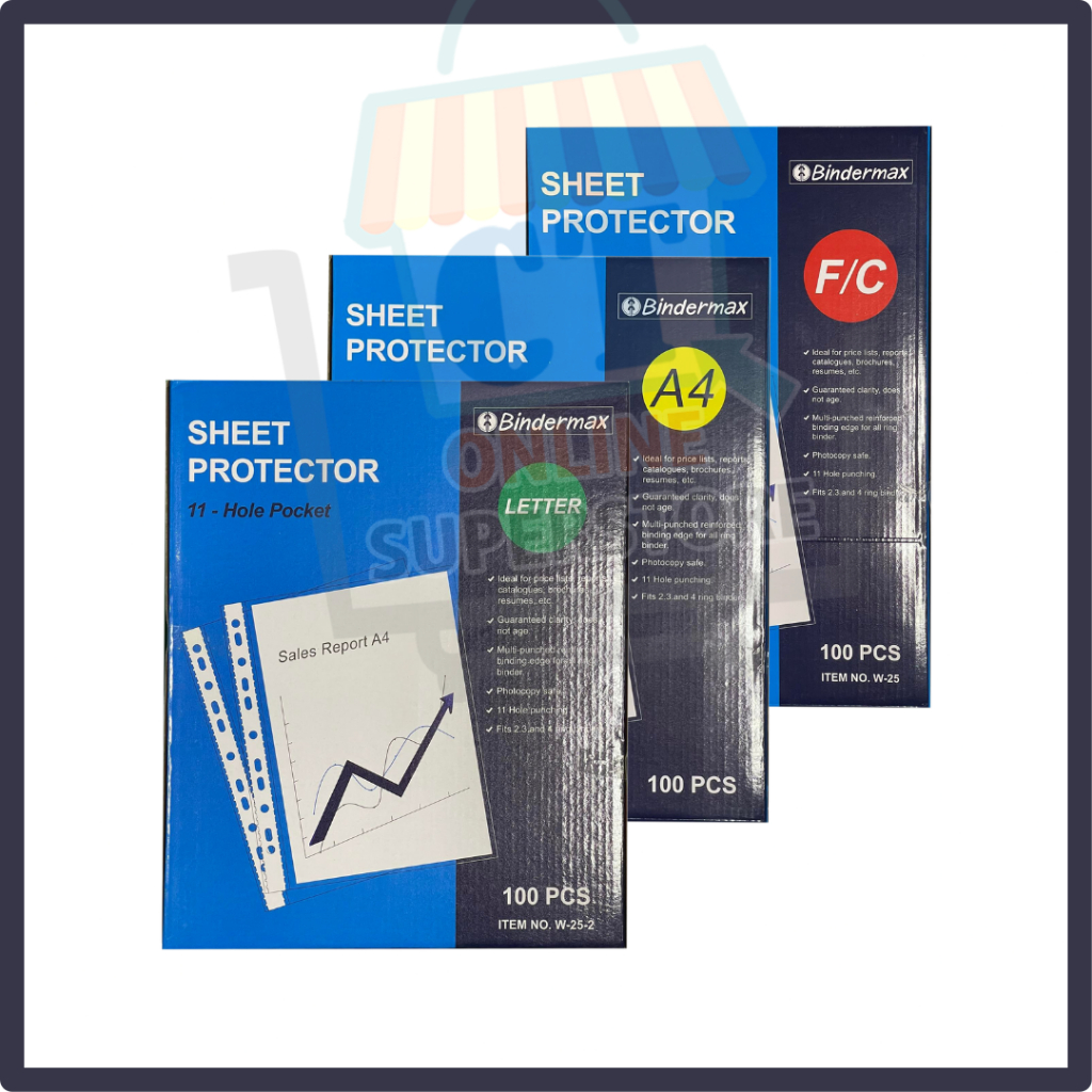 Bindermax Arch File Protector Sheets 100shts | Shopee Philippines
