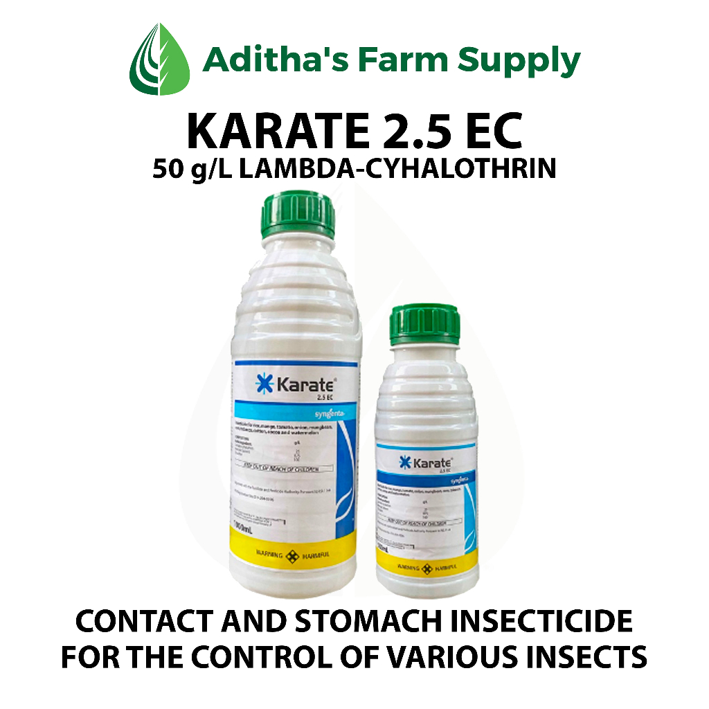 500mll/1liter Karate 2.5 EC (Lambda-cyhalothrin) Contact and Stomach ...