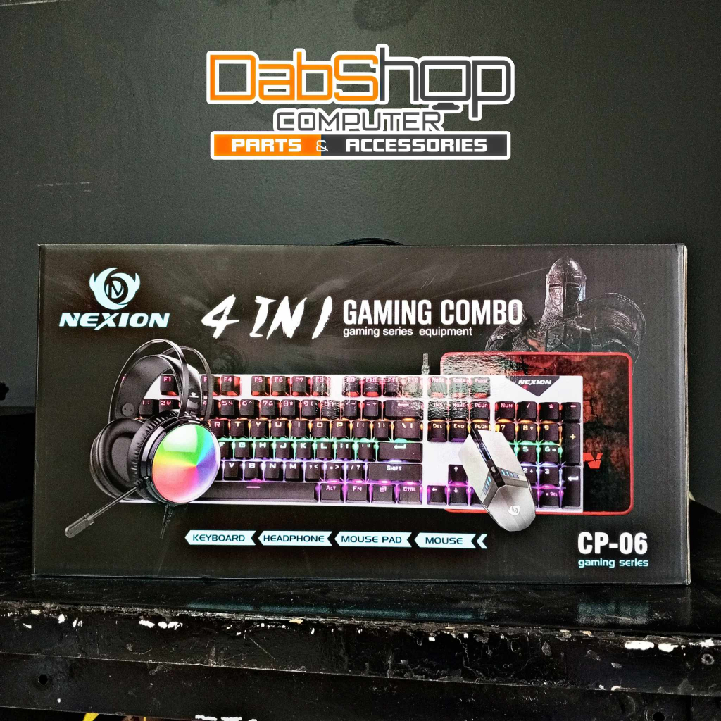 NEXION CP-06 4in1 MECHANICAL GAMING COMBO (keyboard, mouse, headset ...