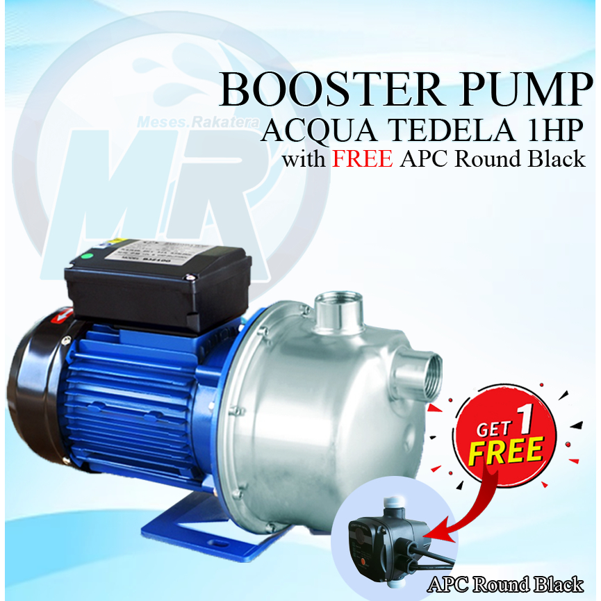 Boosterpump with FREE APC ROUND BLACK with Pressure Gauged (New Style ...