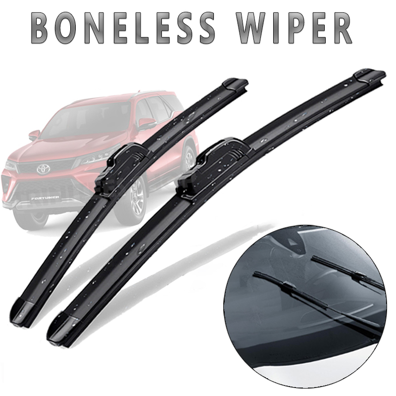 Universal car Rubber wiper blade U-shaped hook windshield Wiper Durable ...