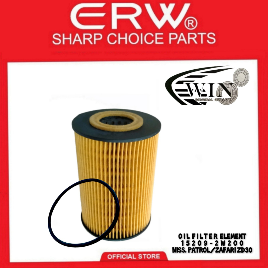 OIL FILTER ELEMENT NISSAN PATROL / ZAFARI ZD30 ( 15209-2W200 ) | Shopee ...