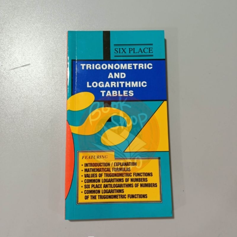 TRIGONOMETRY and LOGARITHMIC TABLES | Shopee Philippines