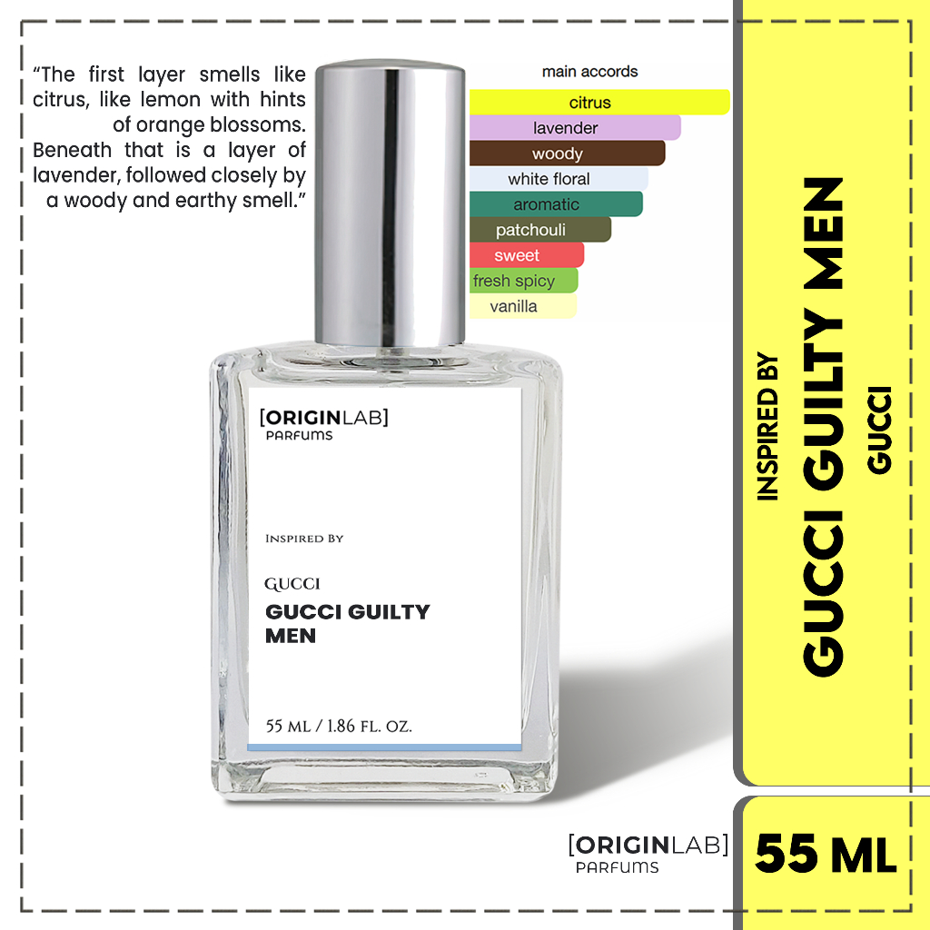 COD - 55ml Oil Based Perfume for MEN by ORIGINLAB Parfums Premium ...