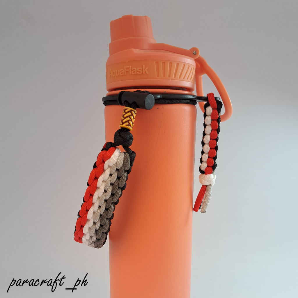 Aquaflask Paracord Handle | Gradient Red (Cascading Weave) | with ...