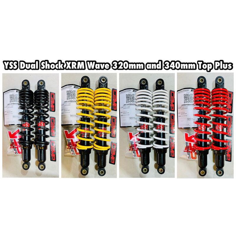 YSS Dual Shock XRM Wave 320mm and 340mm Top Plus | Shopee Philippines