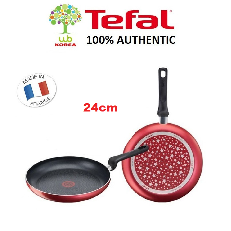 TEFAL Star Collection Fry Pan 24cm (Red) | Shopee Philippines