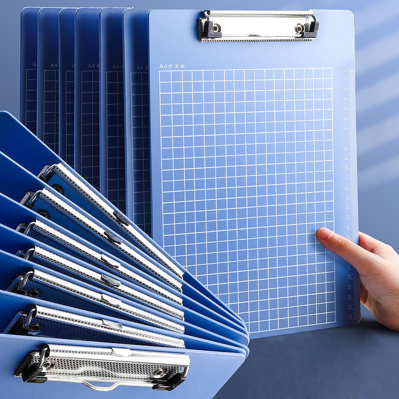 A4/A5 Clipboard Folder Clip Board With Scale-Paper Organizer Clipboard ...