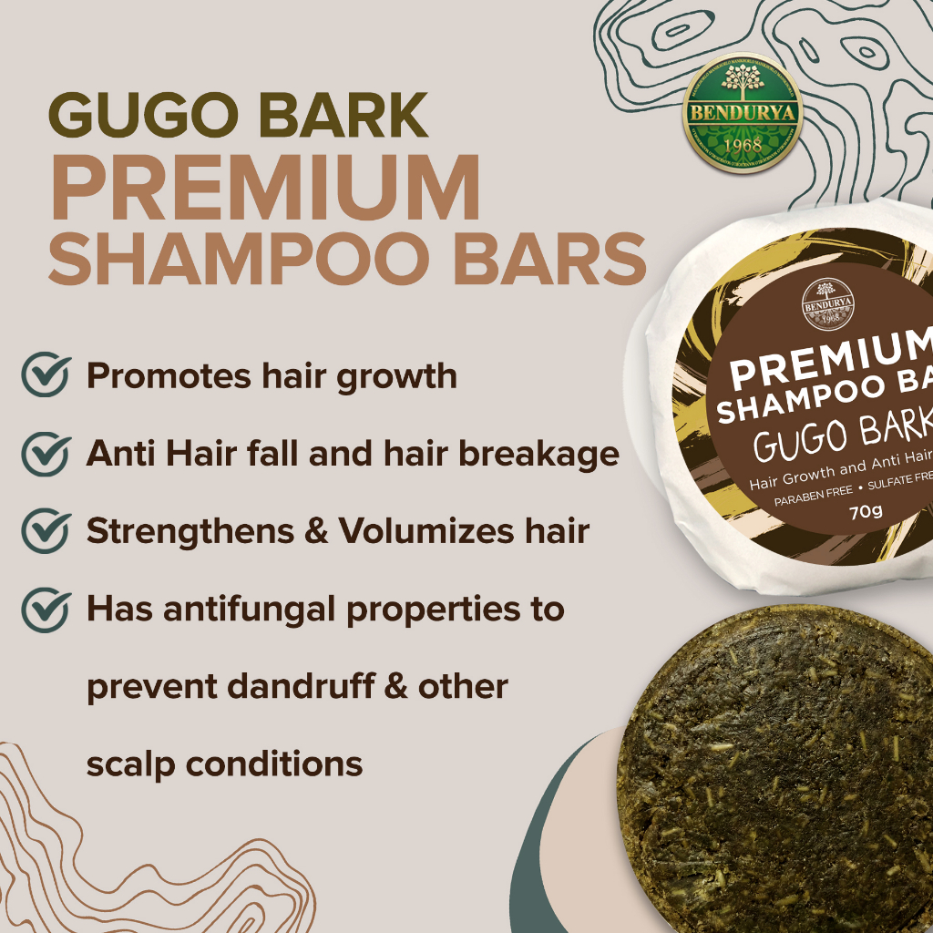 Bendurya Premium Gugo Bark Hair Growth Shampoo Bar (70g) | Shopee ...