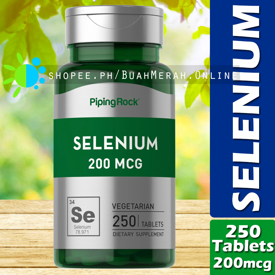SELENIUM 200 mcg x 250 Tablets Selenium Yeast 200mcg Supplement ...