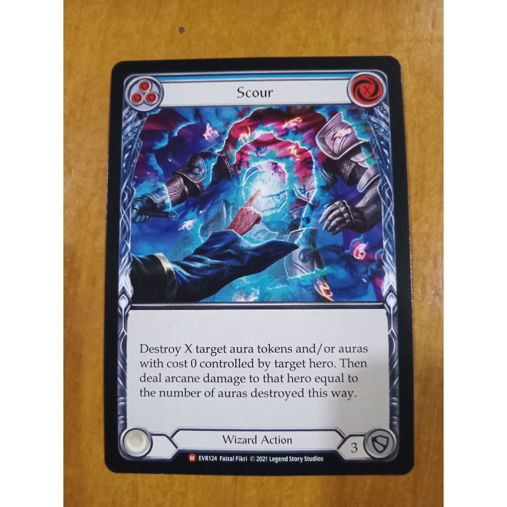 FAB Scour Majestic Flesh and Blood TCG Wizard Action Everfest EVR ...