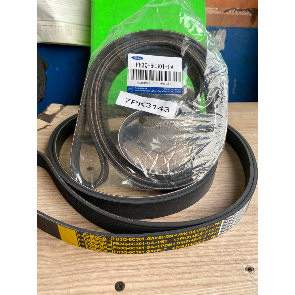 FAN BELT FB3Q6C301GA FORD EVEREST 2016-2020 2.2L FORD RANGER 2017-2020 ...
