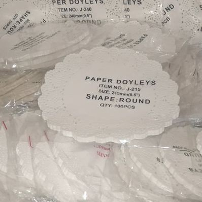 Paper Lace or Paper Doilies - White (100pcs/pack) | Shopee Philippines