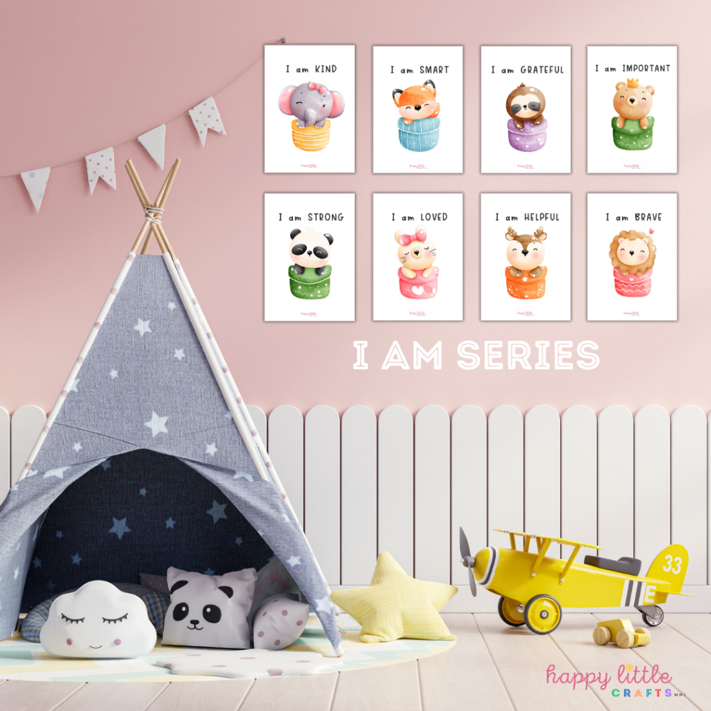 A4 "I AM SERIES" Nursery/Playroom/Classroom/Clinic Wall Posters ...