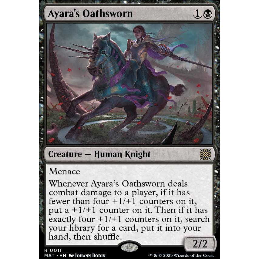 Ayara's Oathsworn Rare March of the Machine The Aftermath Magic the ...