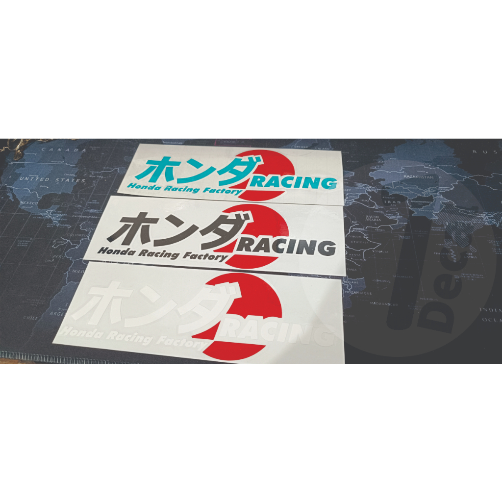 HONDA RACING FACTORY STICKER DECAL | Shopee Philippines