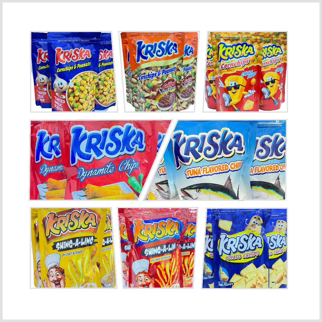 KRISKA SNACKS/ CHIPS BY 3'S | Shopee Philippines