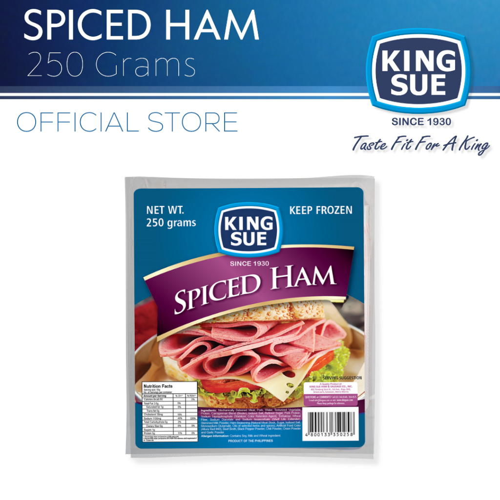 King Sue Spiced Ham 250g | Shopee Philippines