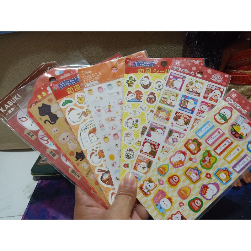 assorted character stickers 7pack | Shopee Philippines