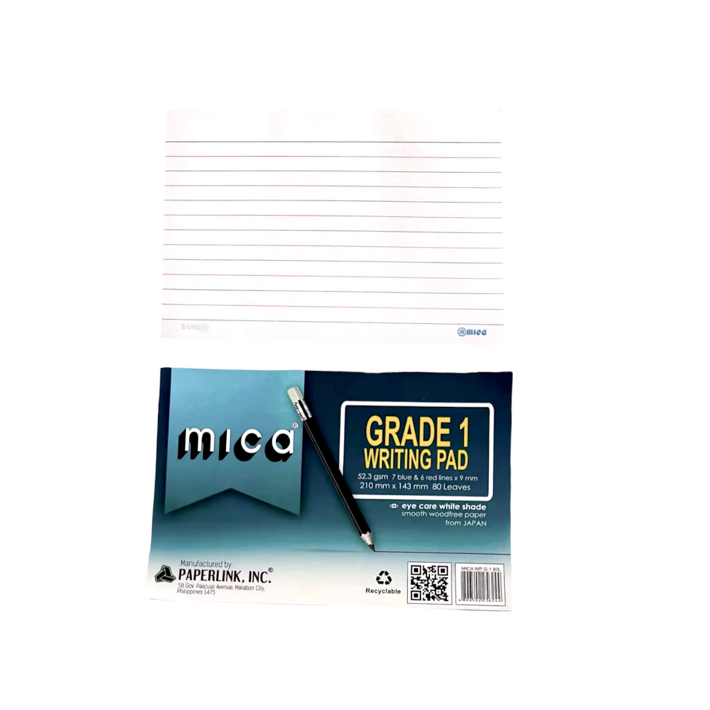 Mica Writing Pad 80 Lvs Grade 1,2,3,4 l (10 pads) Sold per Ream ...
