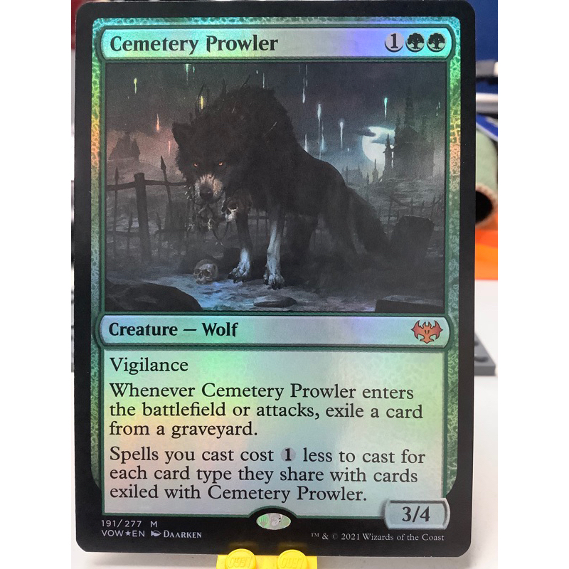 MAGIC: The Gathering - Cemetery Prowler FOIL (Innistrad: Crimson Vow ...