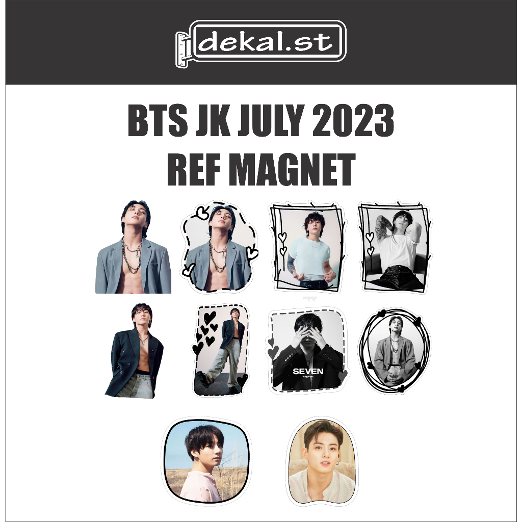 BTS JK jungkook ref magnet july 2023 | Shopee Philippines