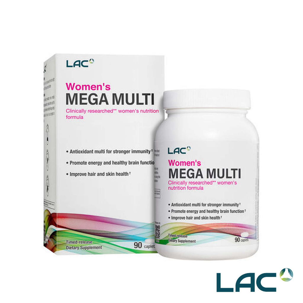 LAC Women's Mega Multi 90CP - For Stronger Immunity (Consume within ...