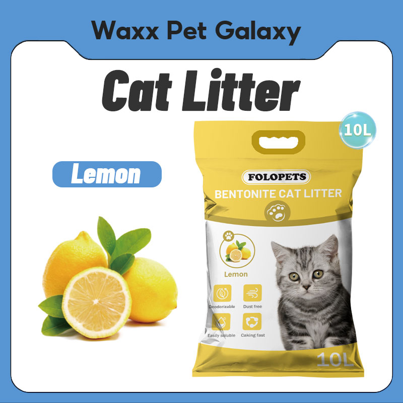 FOLOPETS Cat Litter Sand Bentonite Cat Litter 7 scents Lavender Lemon ...
