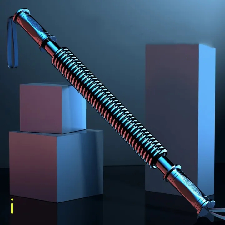 20/30/40/50KG Power Twister Bar Arm Force Rod Spring Forearm Muscle ...