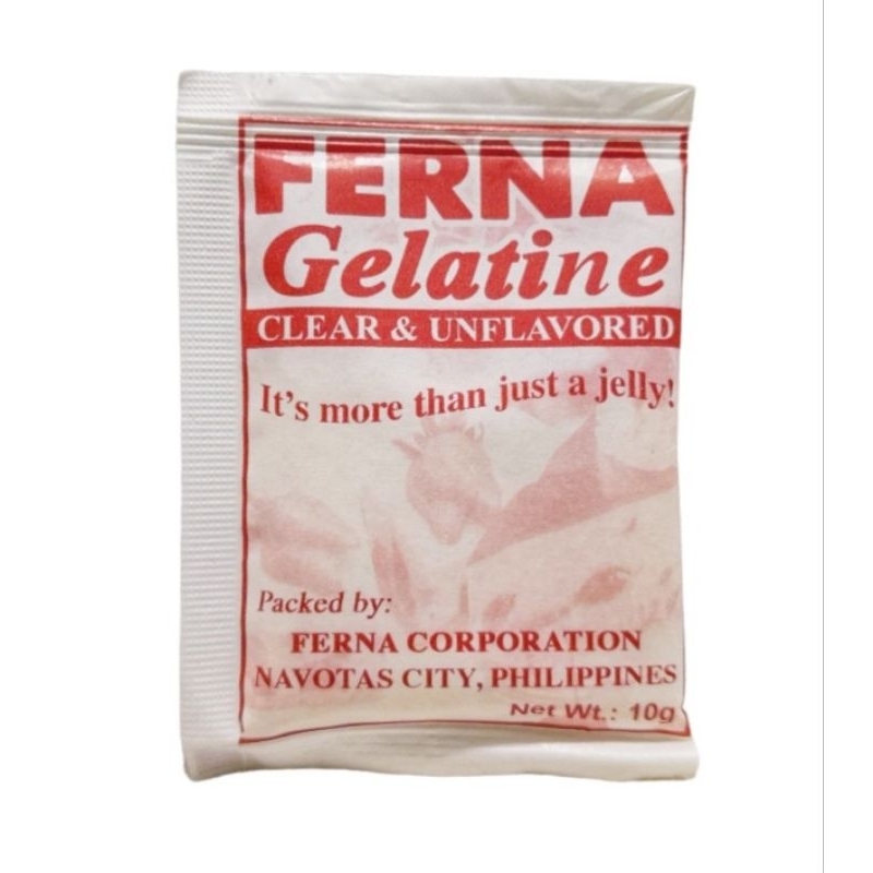 FERNA GELATINE UNFLAVORED 10G | Shopee Philippines