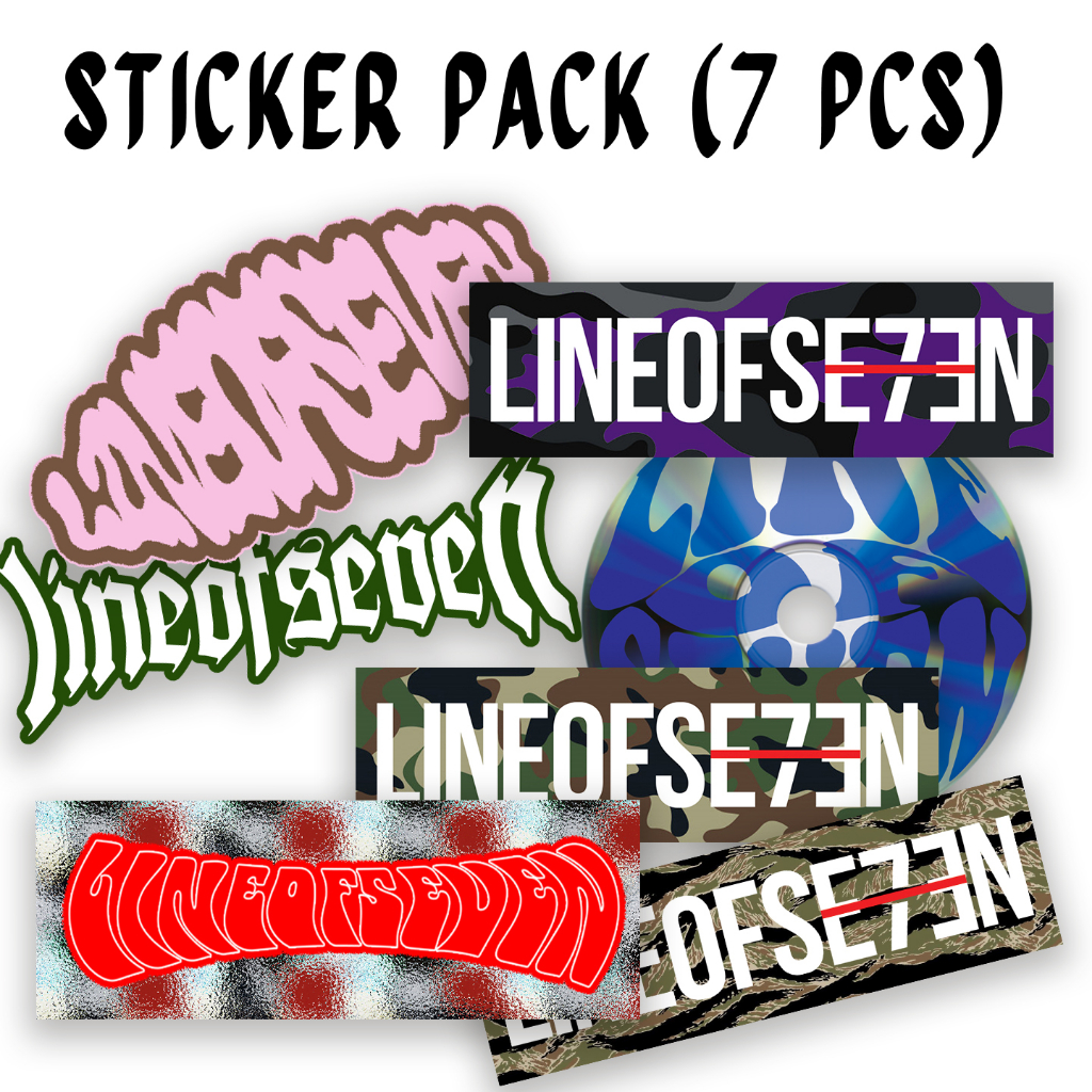 Line of Seven Sticker Pack v2 | Shopee Philippines