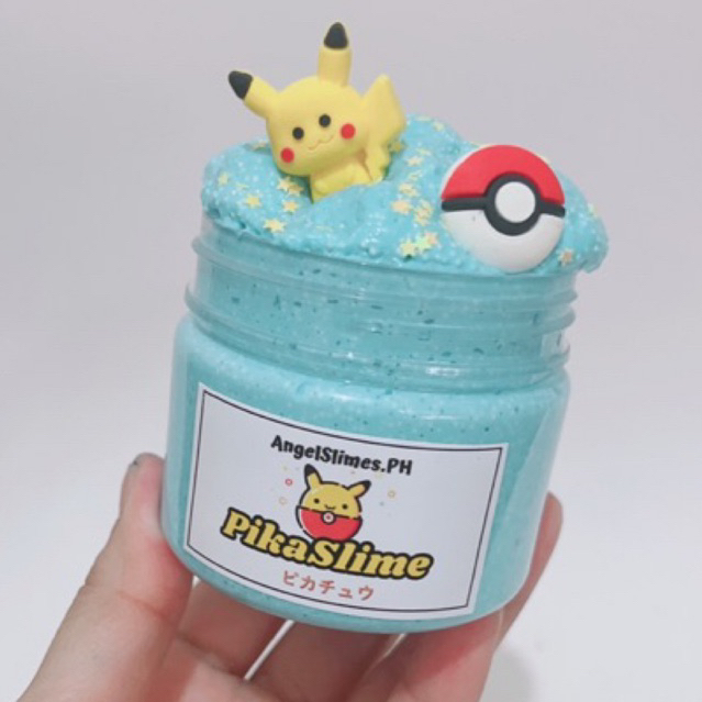 Pokemon Pikachu Crunchy Scented Slime Toy for Kids and Adults | Shopee ...