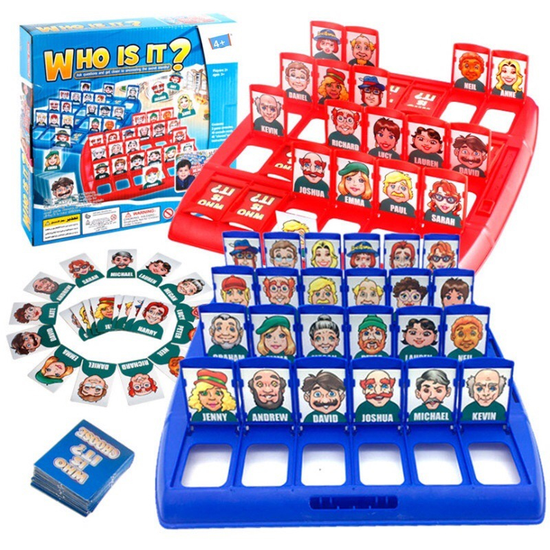 WHO IS IT Board Game for Kids and Children Classic BoardGames Funny ...