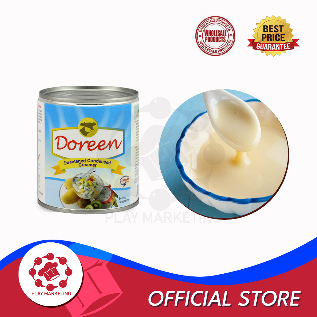 DOREEN CONDENSED Condensada Milk (Gatas Malapot) 390g | Shopee Philippines
