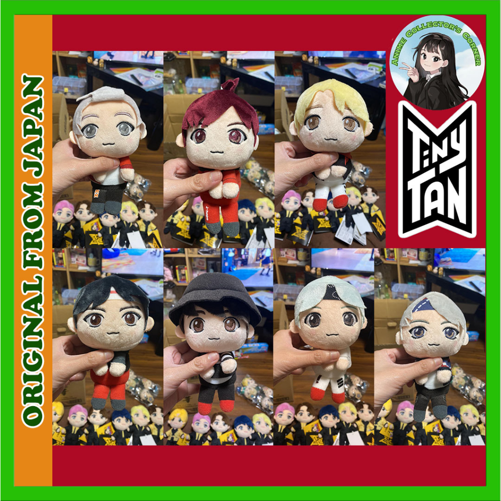 TinyTAN Mic Drop Sit down Plushie BTS Tiny Tan Authentic Sega | Shopee ...