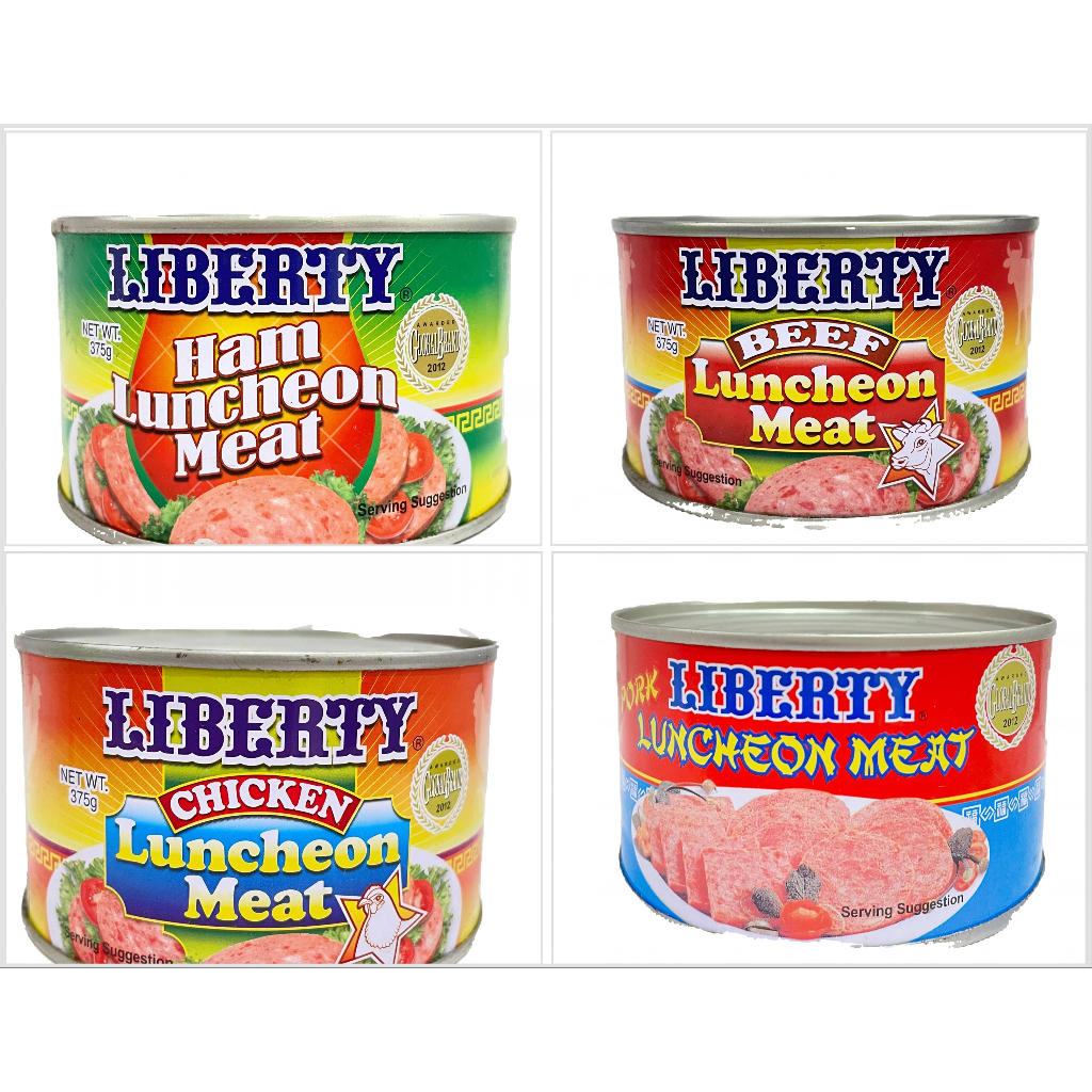 LIBERTY LUNCHEON MEAT ROUND 375G | Shopee Philippines