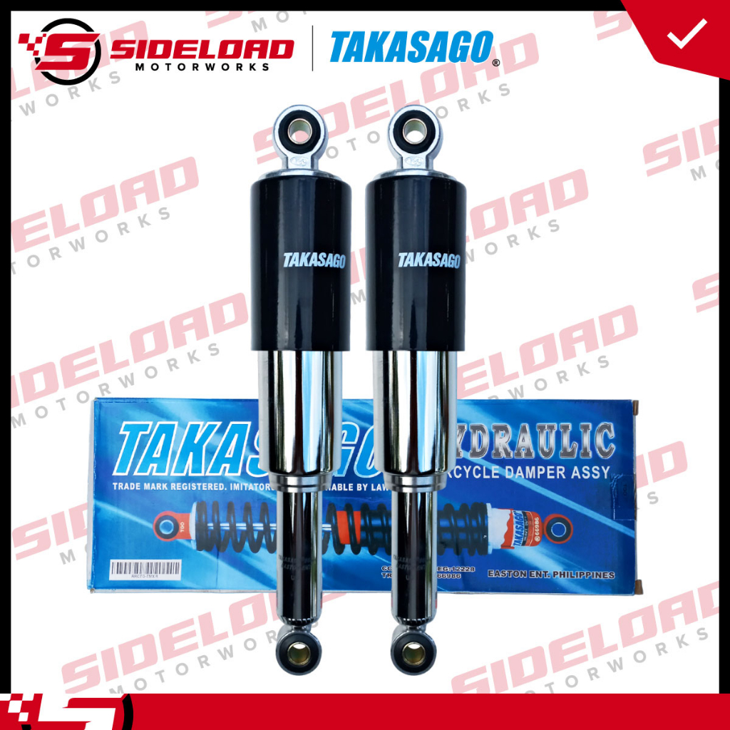 Rear Shock Absorber - Black (L&R) - TMX 155 - Takasago | Shopee Philippines
