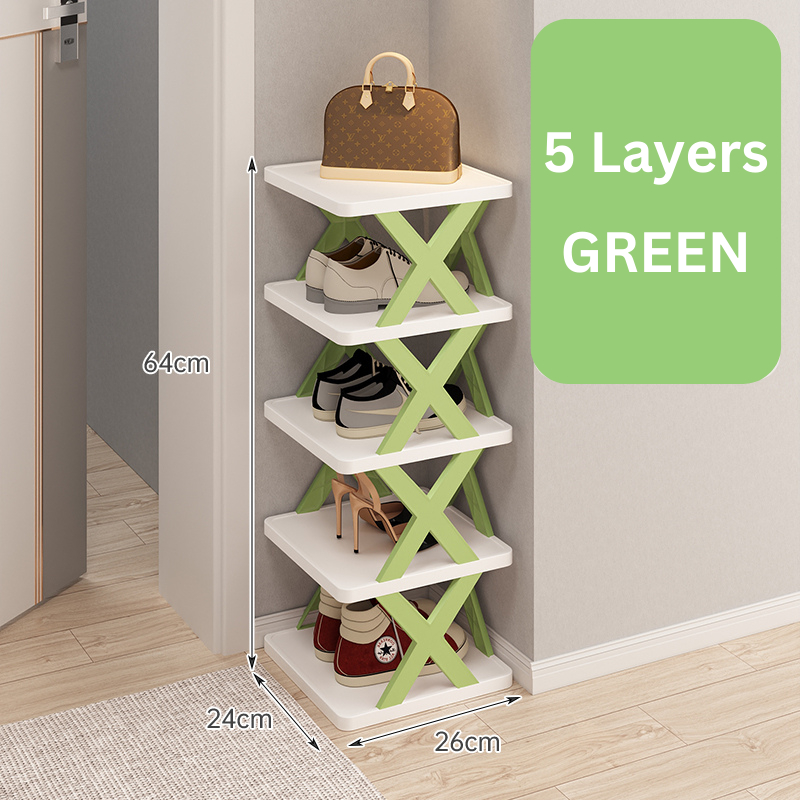 9 Layers Folding Multi-tier Shoe Rack Simple Home Living Storage Rack ...