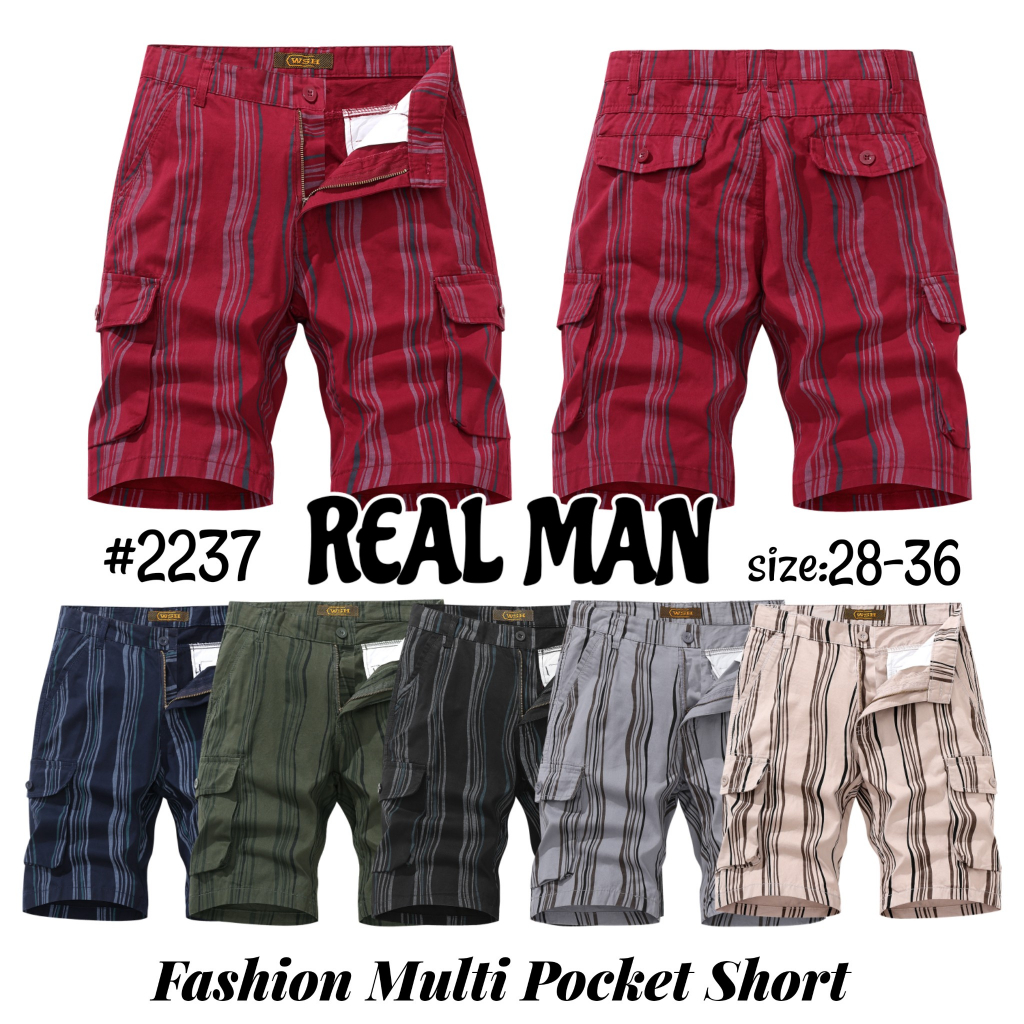 #2237 MEN'S 6 POCKET SHORT HIGH QUALITY | Shopee Philippines