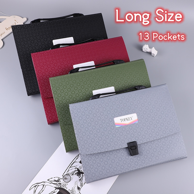 Long File Folder Organ Bag Long Envelope Storage Filing Organizer ...