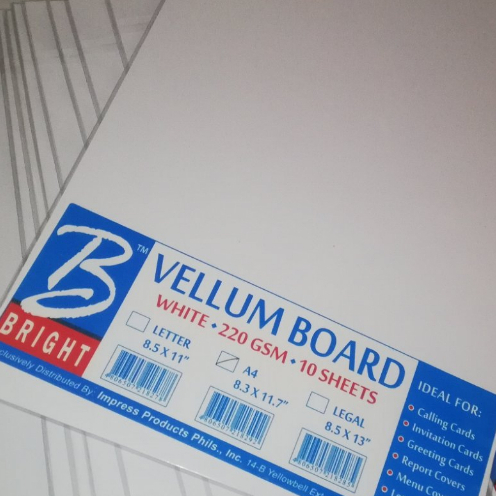 1pack (10pcs/pack) Vellum Cardboard Paper | Shopee Philippines