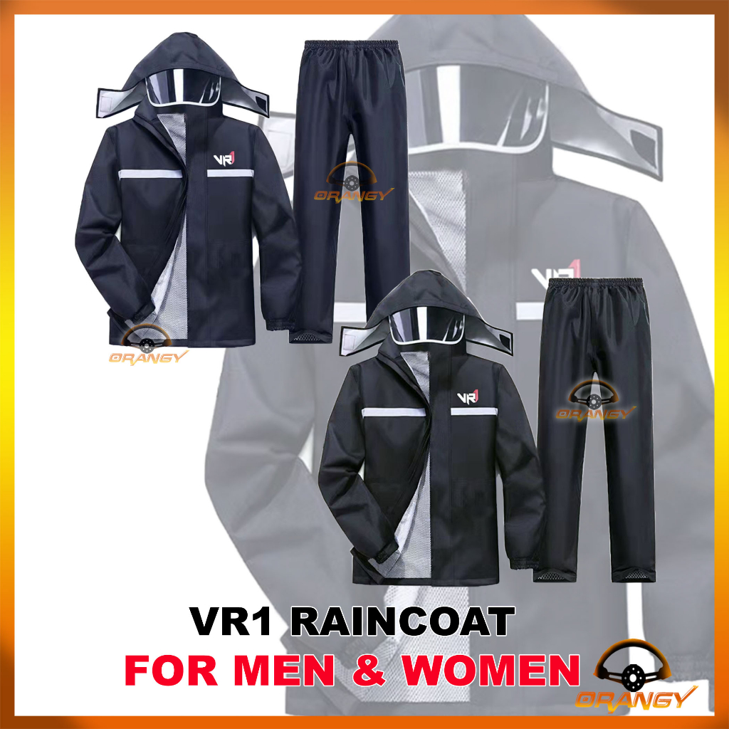 VR1 Raincoat / Rain Coat for Motorcycle Riders - Rainproof New Release ...