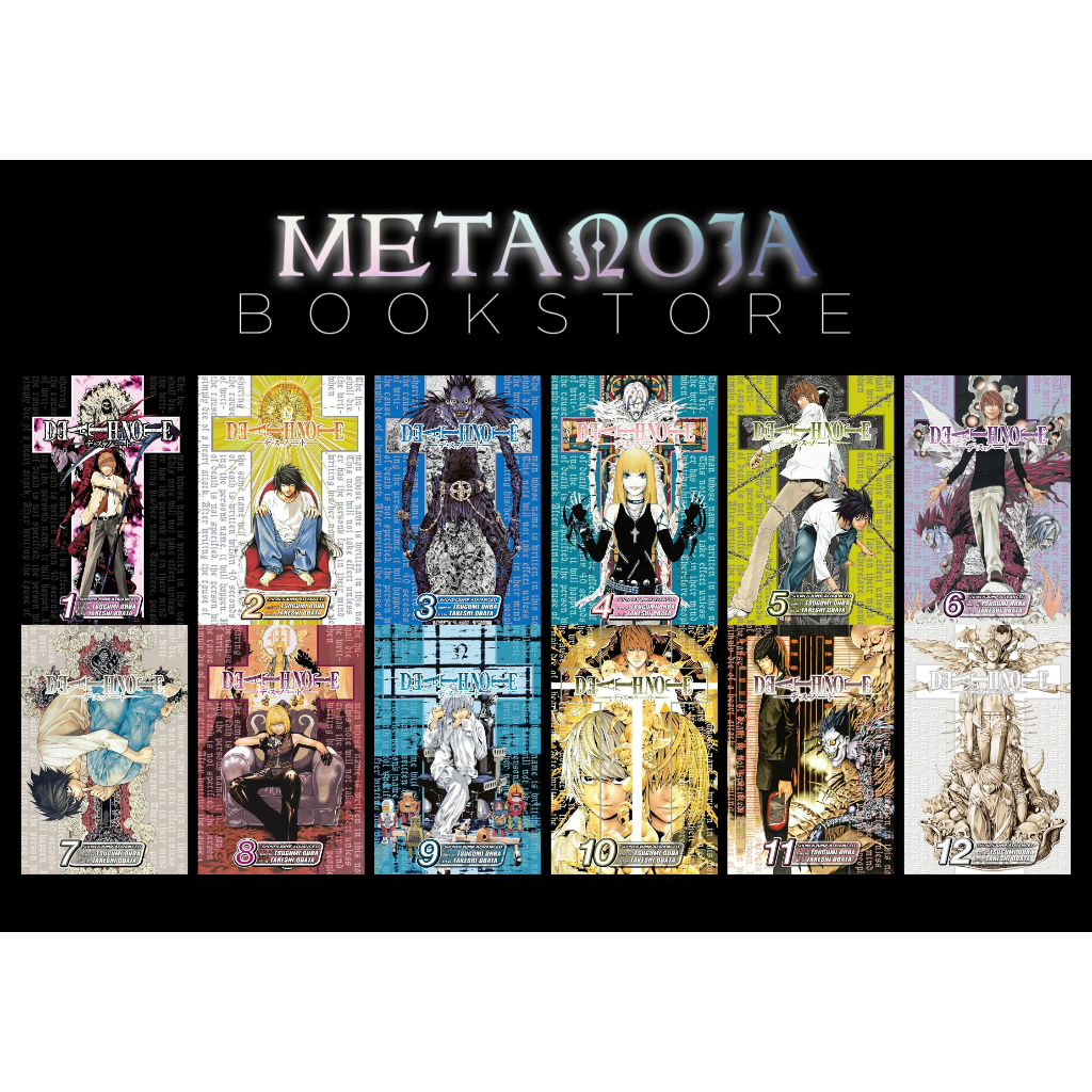 DEATH NOTE (SHONEN JUMP ADVANCED ENGLISH EDITION) VOLUME 1-12 BY ...