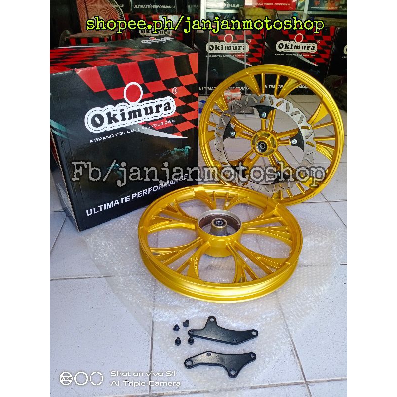 OKIMURA MAGS WHEELS XRM/WAVE WITH GEARBOX | Shopee Philippines