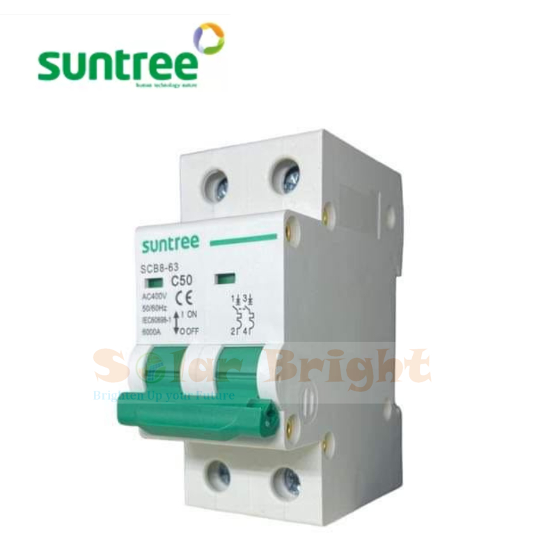 SUNTREE AC MCB 230V AC 6A 10A 16A 20A 32A 40A 50A 63A DIN RAIL TYPE ...
